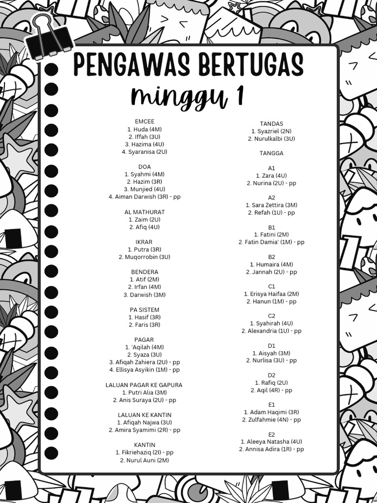 Black and White Illustrative Arts Classroom Announcement School Poster ...