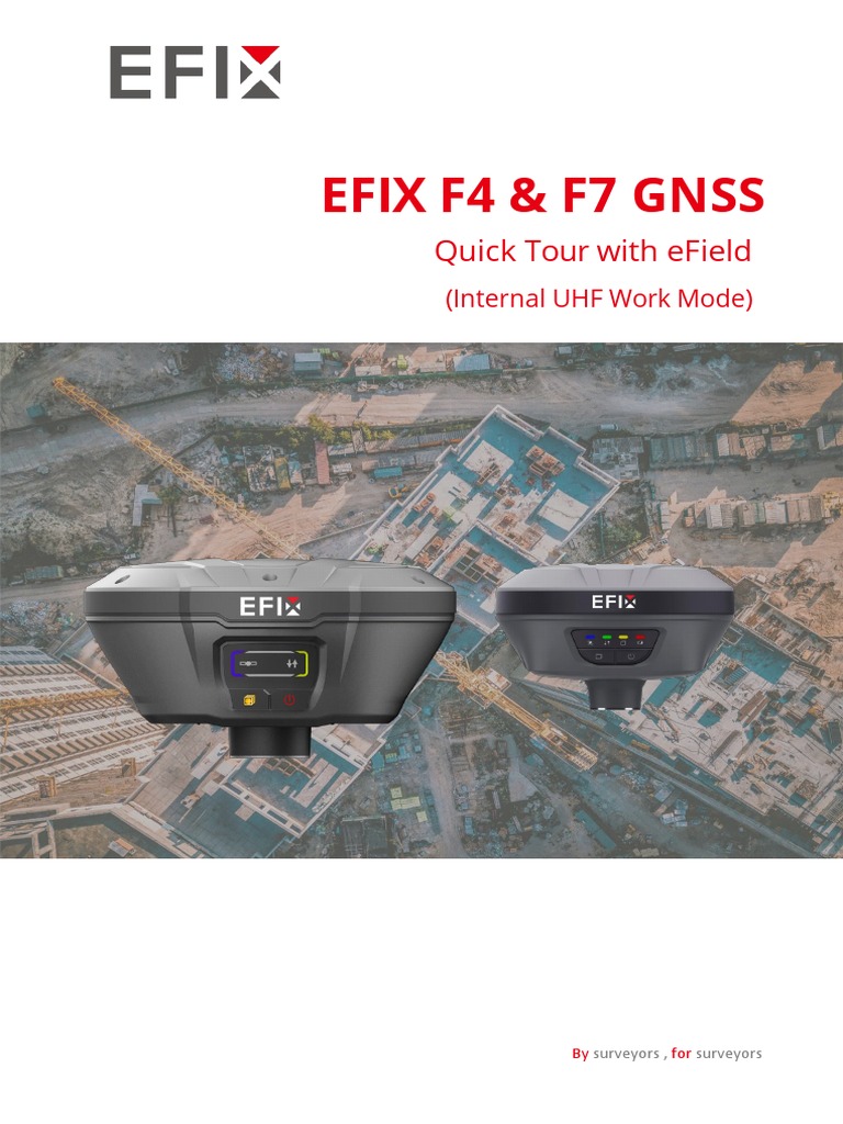 EFIX F4 & F7 GNSS Setup Guide | PDF | Bluetooth | Information And ...