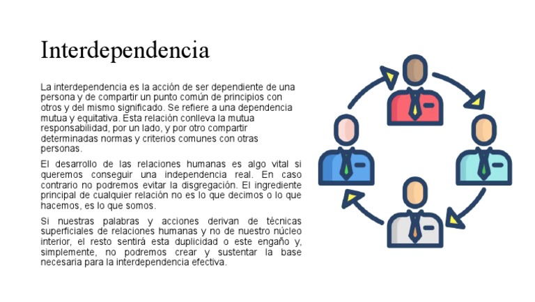 Interdependencia.pptx | PDF