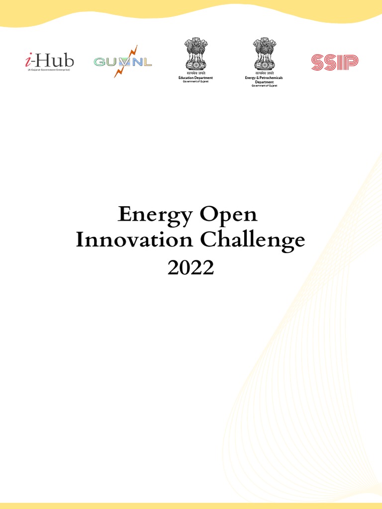 GUVNL M2M Open Innovation Challenge Booklet PDF | PDF | Electric Power ...