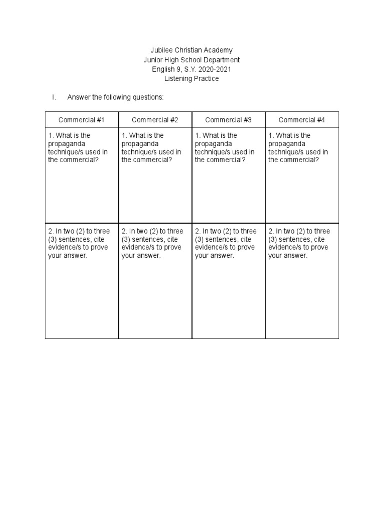 15.4 Skill Building: Exercise 1 | PDF