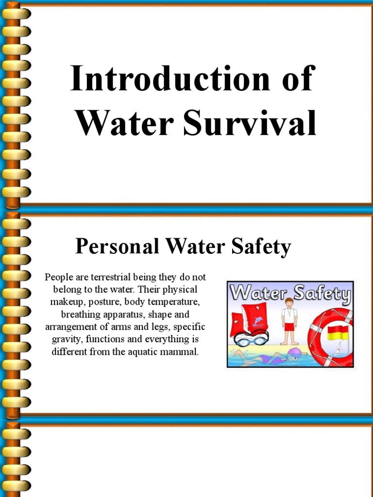 Pe4-Midterm 2ND Discussion Water-Survival | PDF | Swimming | Water