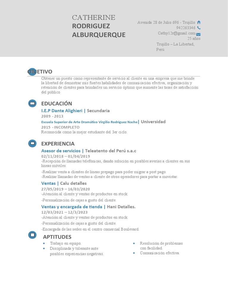 Catherine Rodriguez CV | PDF