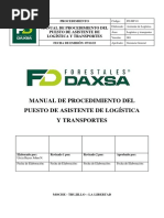 Manual Procedimientos Logísticos ITM | PDF | Logística | Business