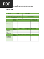 Ficha Modelo Aula Invertida | PDF | Evaluación | Modificación de ...