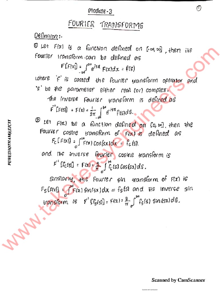 M3 Mod3 18MAT31 | PDF