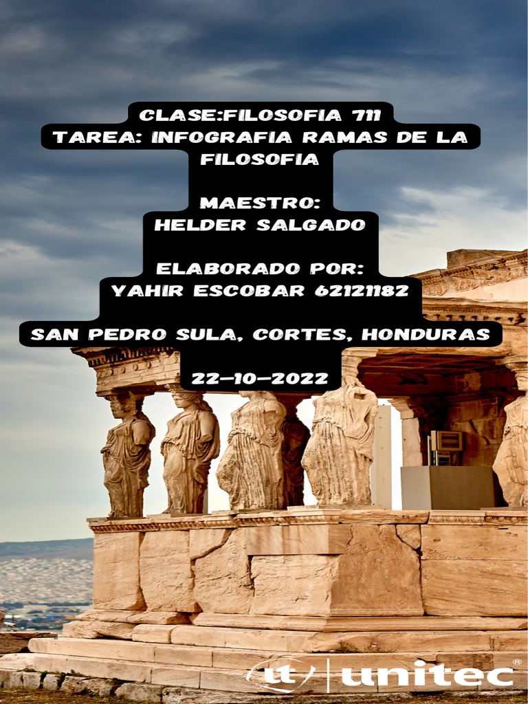 Infografia Ramas de La Filosofia | PDF | Conocimiento | Moralidad