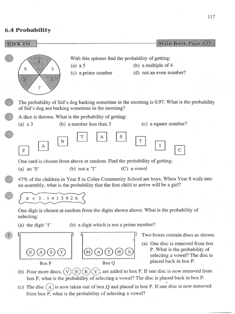 Probability Y7 | PDF
