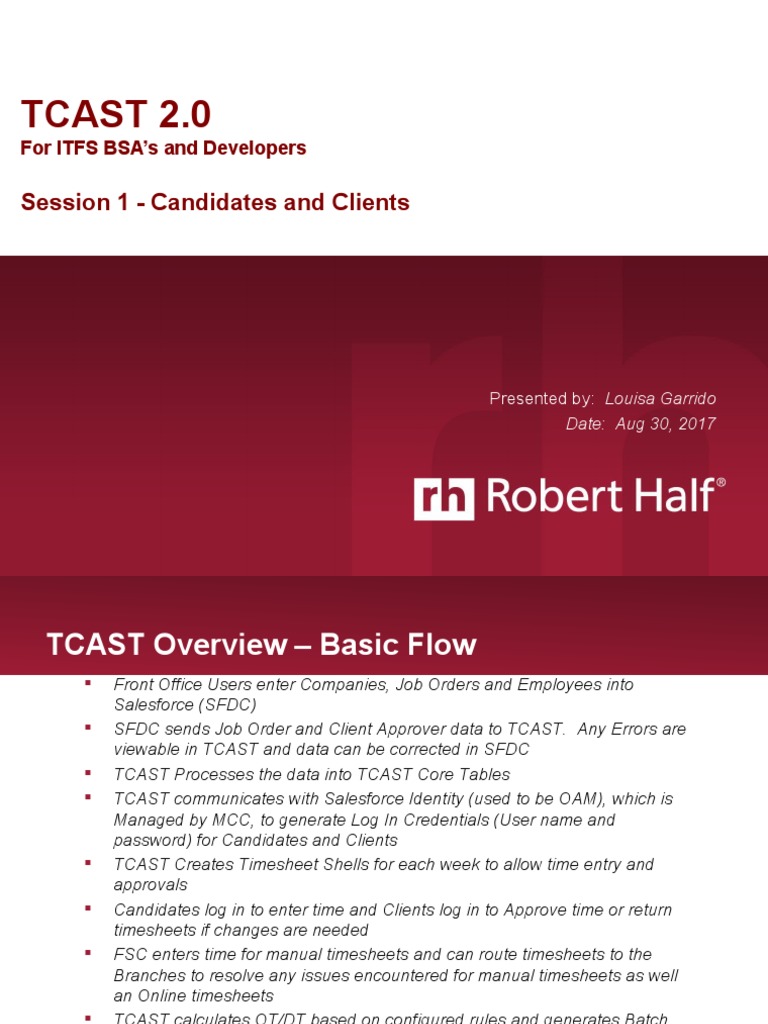 TCAST 2.0-Session 1-Candidates and Clients-1-1 | PDF | Login | User ...