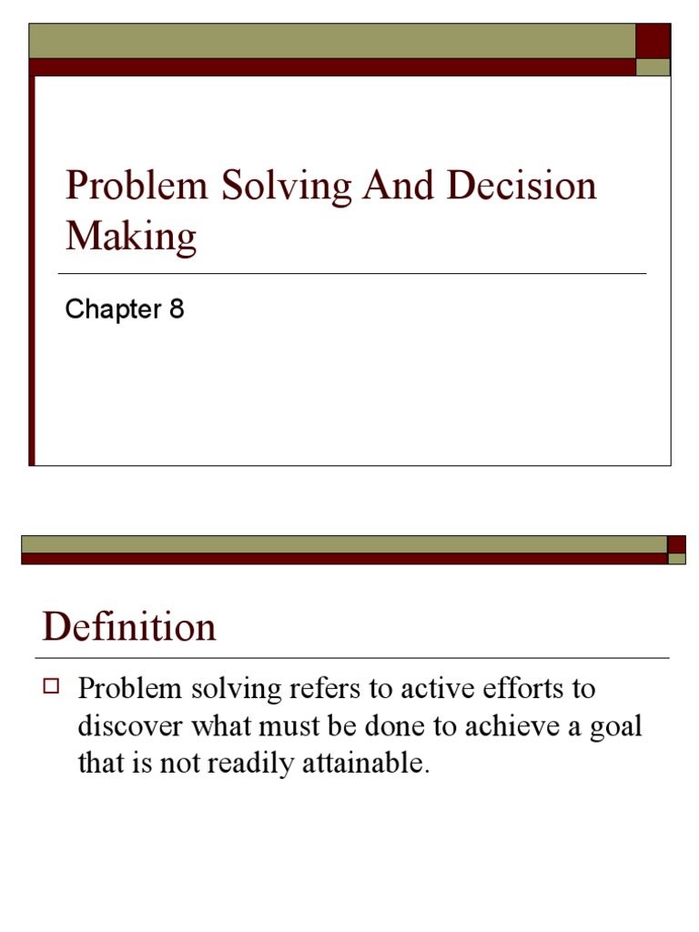 Lecture 1 | PDF | Decision Making | Heuristic