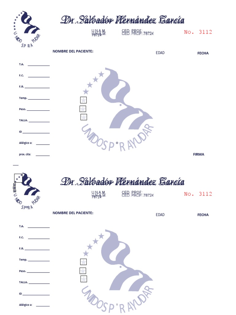 Receta Farmacia Similares | PDF