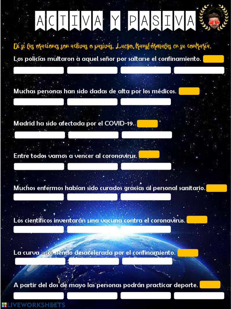 Voz Activa y Pasiva PDF | PDF