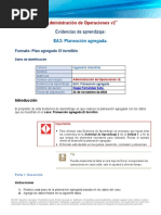 EA3. Planeación Agregada. | PDF | Science | Ciencias de la Información