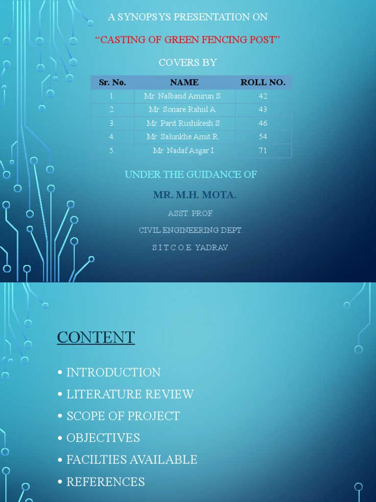 A Final SYNOPSIS PPT 31 Aug | PDF | Plastic | Waste