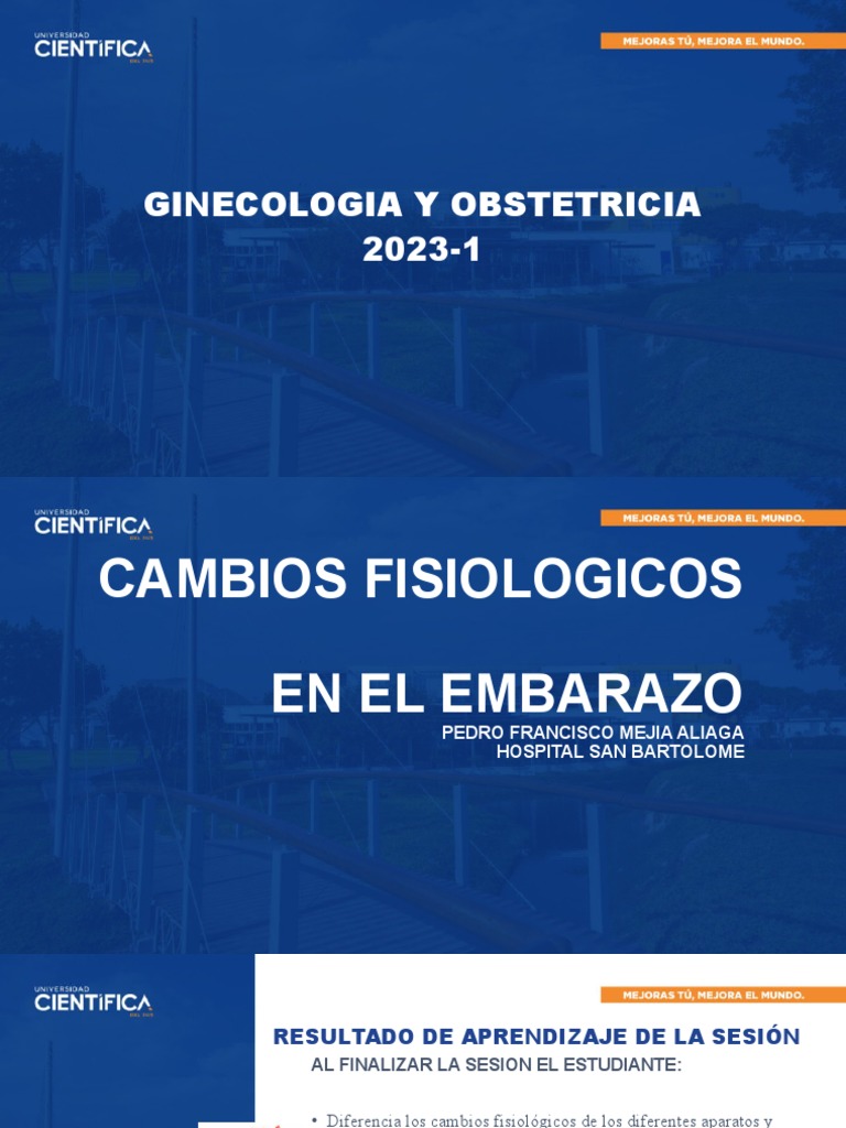 Cambios Fisiològicos en El Embarazo | Descargar gratis PDF | El embarazo | Parto