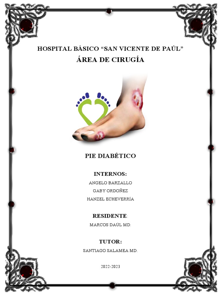 Pie Diabetico | PDF | Diabetes | Especialidades Medicas