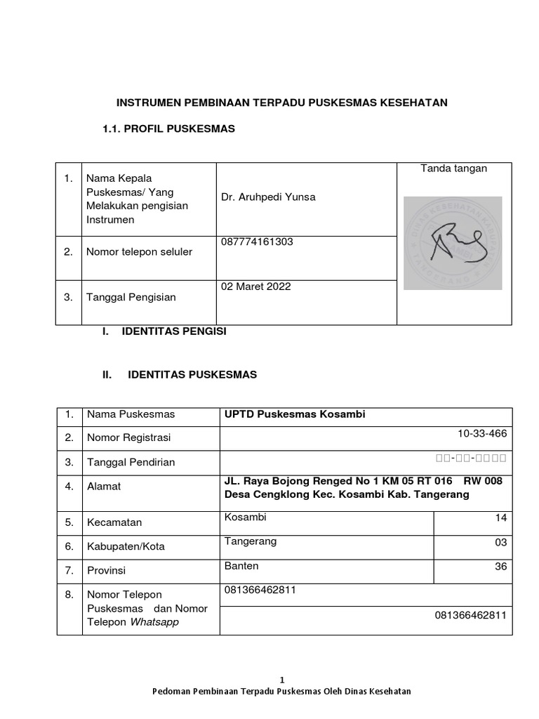 INSTRUMEN PEMANTAUAN DAN EVALUASI | PDF