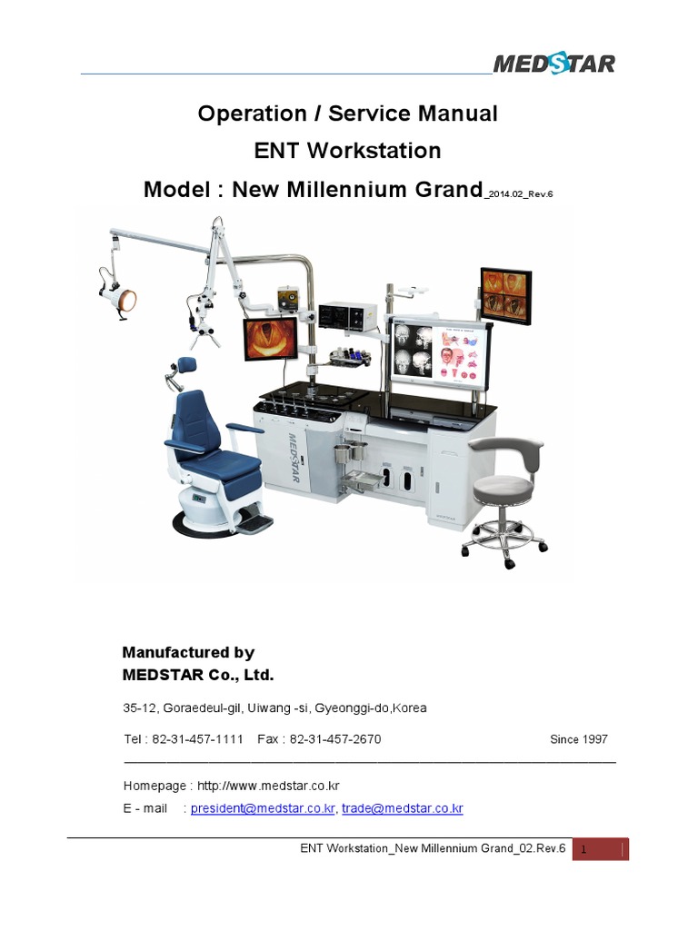 2104 Operation Manual For New Milenium Grand - THT Medstar | PDF ... 2104 Operation Manual For New Milenium Grand - THT Medstar | PDF ...
