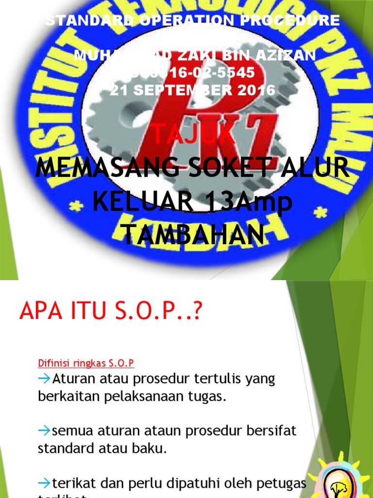 Power Point S.O.P | PDF