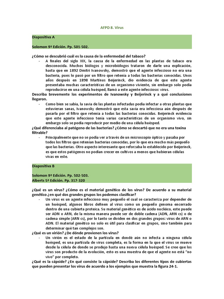 Descubriendo la naturaleza de los virus: Los experimentos pioneros de ...