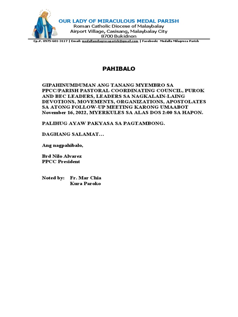 Solicitation Letter For Organ Final | PDF | Catholic Church