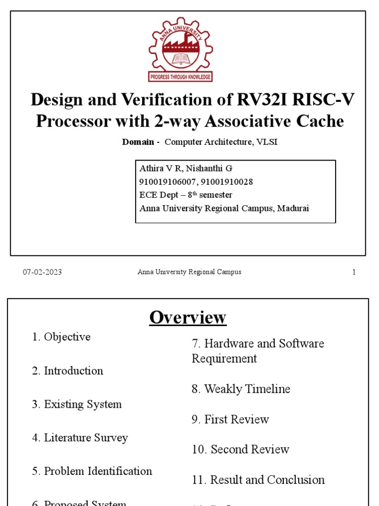 Final year project review (2) | PDF | System On A Chip | Central ...