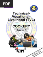 TLE G 9 Module 6 Cookery Lesson 6 Store Appetizers | PDF | Refrigerator ...