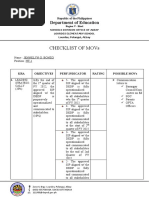 School Opcrf Targets 2024 | PDF | Learning