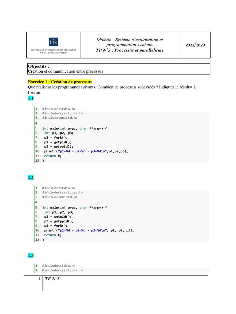 Processus Et Parallélisme | PDF | Génie logiciel | Architecture (Informatique)