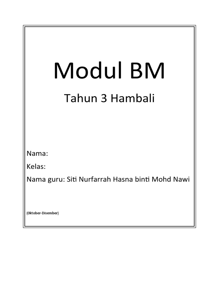 Cover Modul | PDF