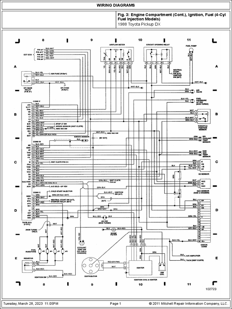 Engine Compartmen Injecion (22r) | PDF