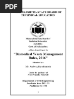 Biomedical Waste Management - Assignment | PDF | Waste | Health Care