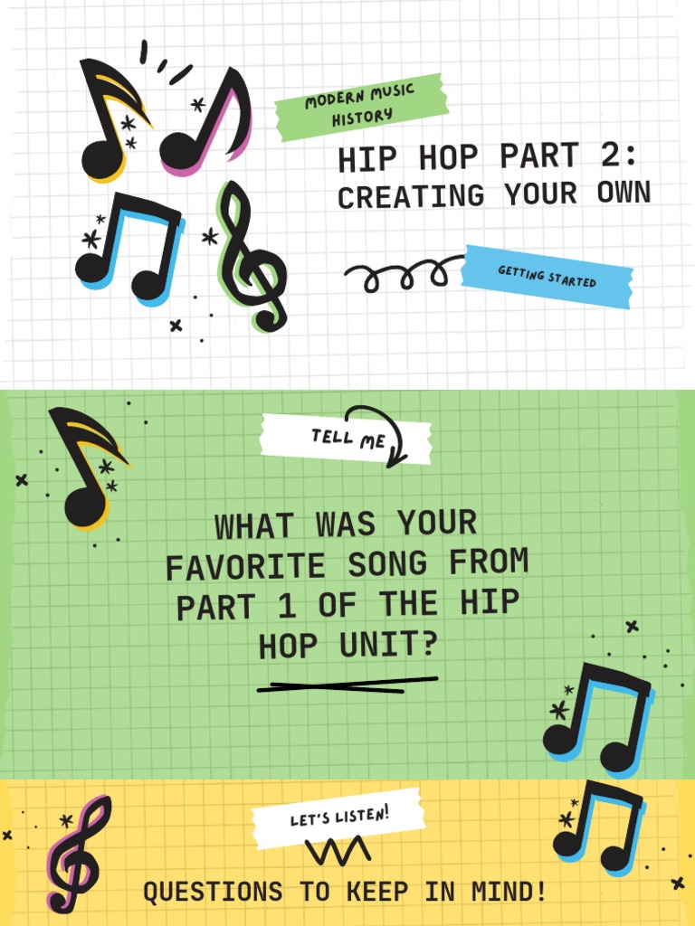Create Your Own Hip Hop Song Guide | PDF
