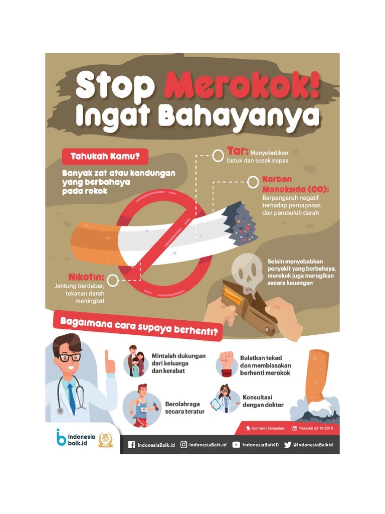 Poster Bahaya Merokok | PDF