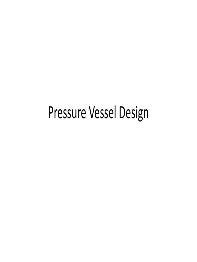 ASME Pressure Vessel Design Overview | PDF | Stress (Mechanics) | Creep ...