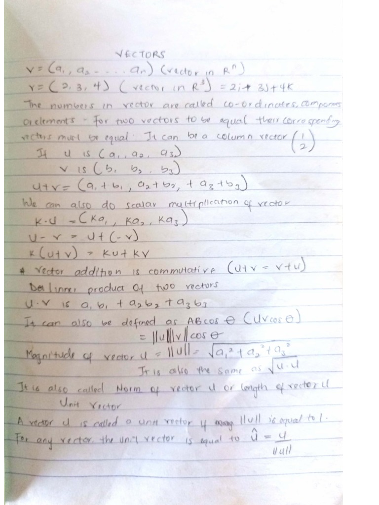 CSC 211 - Linear Algebra.pdf | PDF
