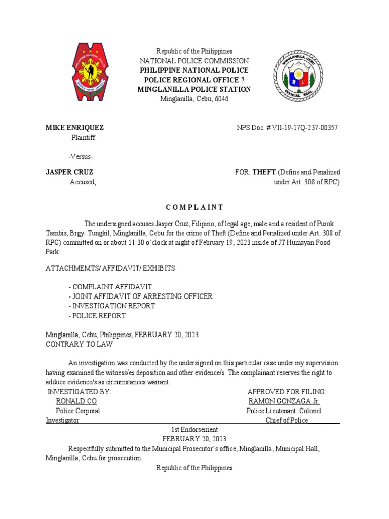 Investigation Report11 | PDF | Perjury | Police