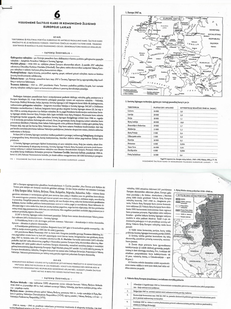 Istorija VI Tema. Teorija. | PDF