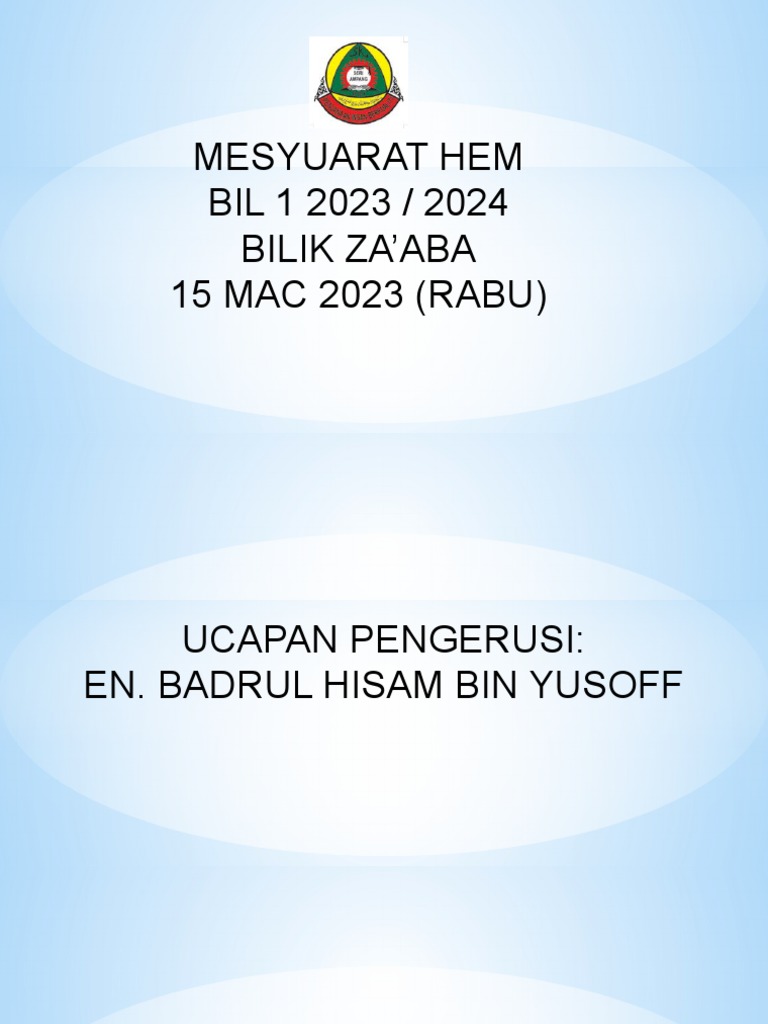 Slide MEETING HEM | PDF | Seni