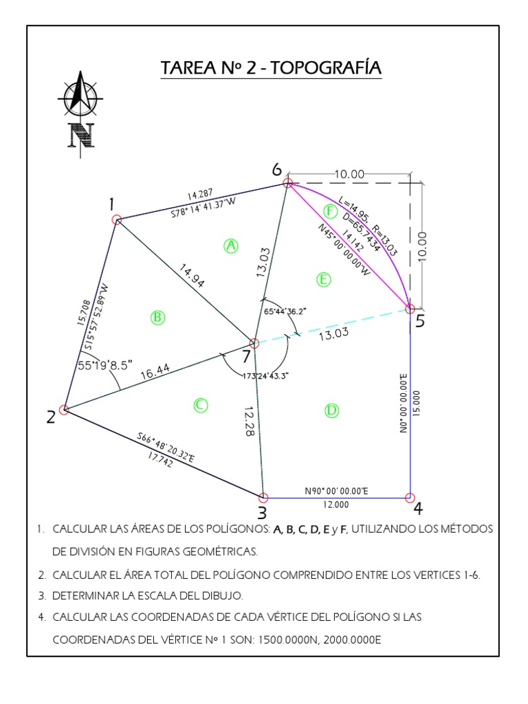 Tarea 2 Topografía PDF | PDF | Geometría | Politopos