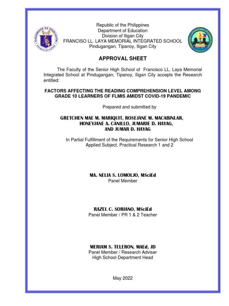 MST-APPROVAL-SHEET-final-Missy-and-Gretchen | PDF