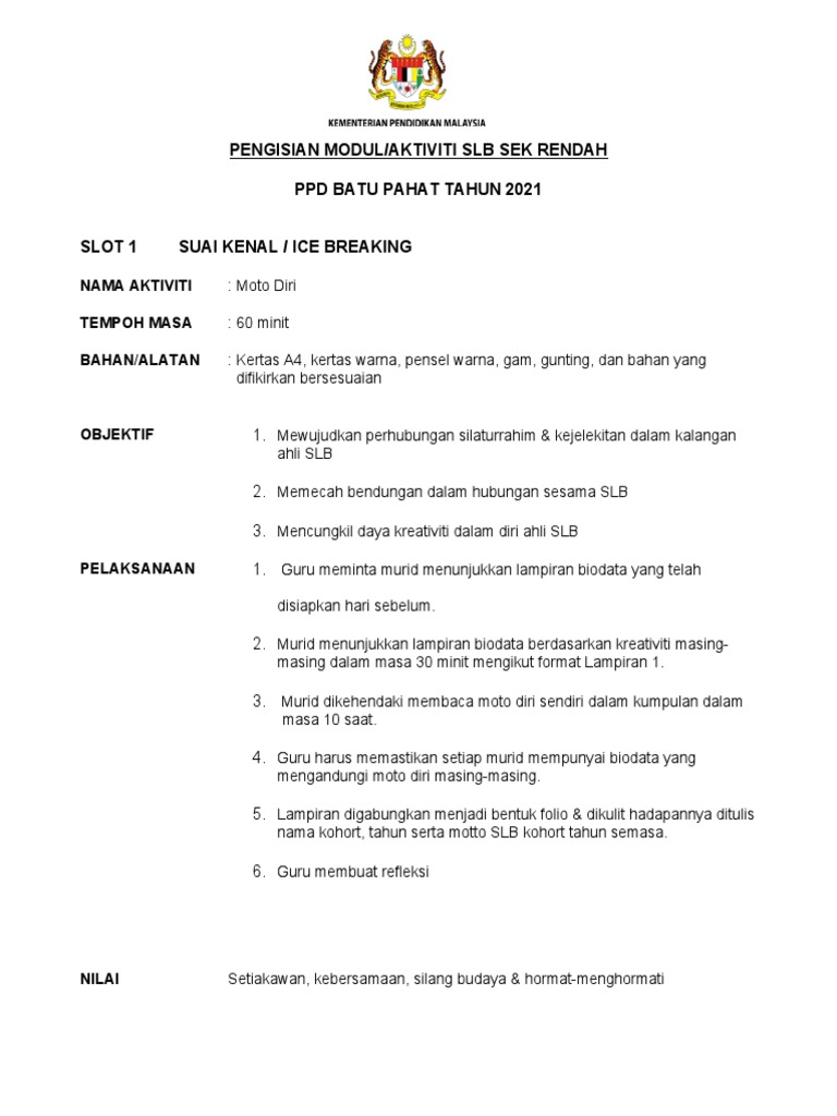 Panduan Modul Kursus Kepimpinan Sek Rendah | PDF