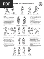 Poomsae 1&2 | PDF | Taekwondo | Individual Sports