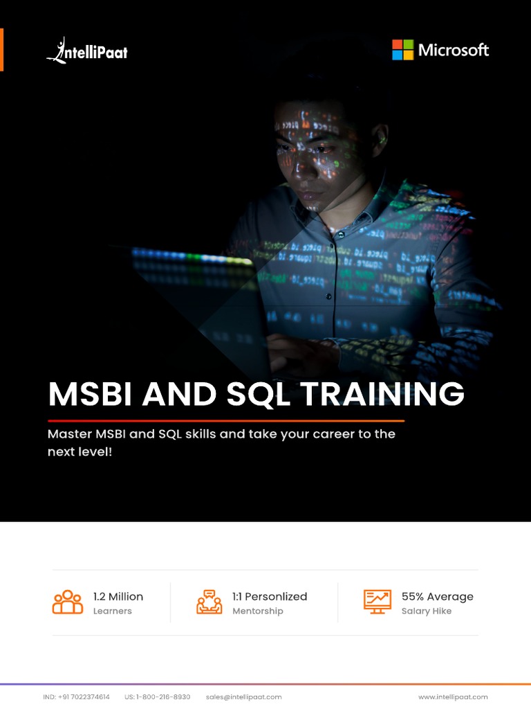 MSBI and SQL Training Combo Course PDF | PDF | Relational Database | Database Index