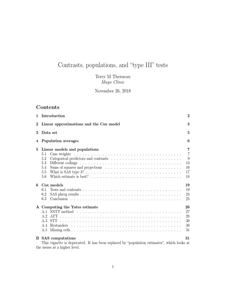 Linear Approximations and The Cox Model | PDF | Linear Regression ...