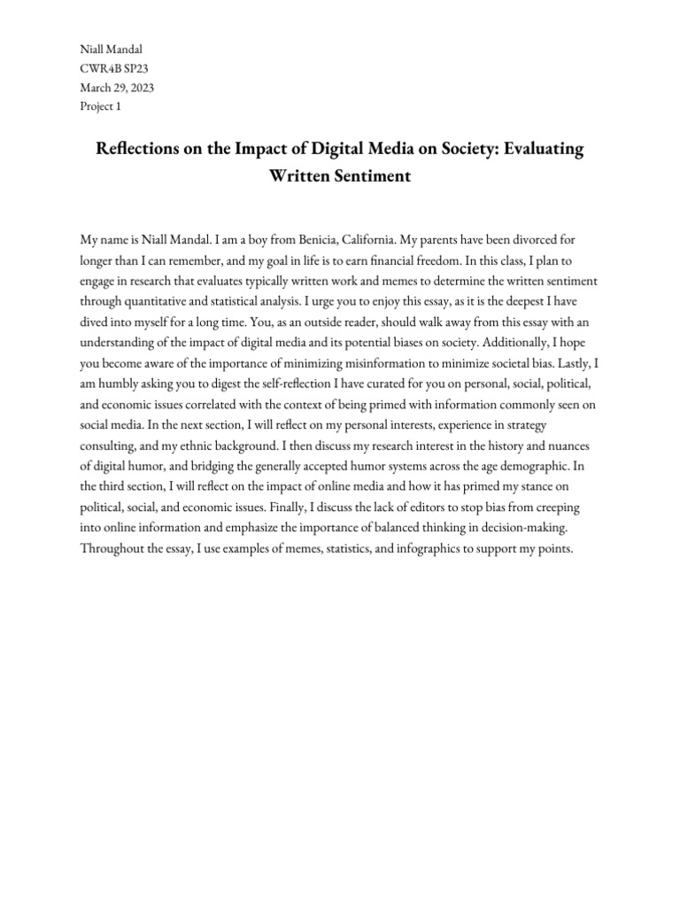 Project 1 v2 | PDF | Cognition | Cognitive Science