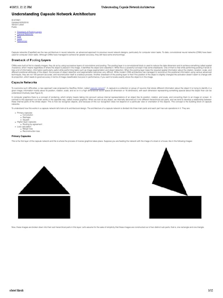 Understanding Capsule Network Architecture | PDF | Computational ...