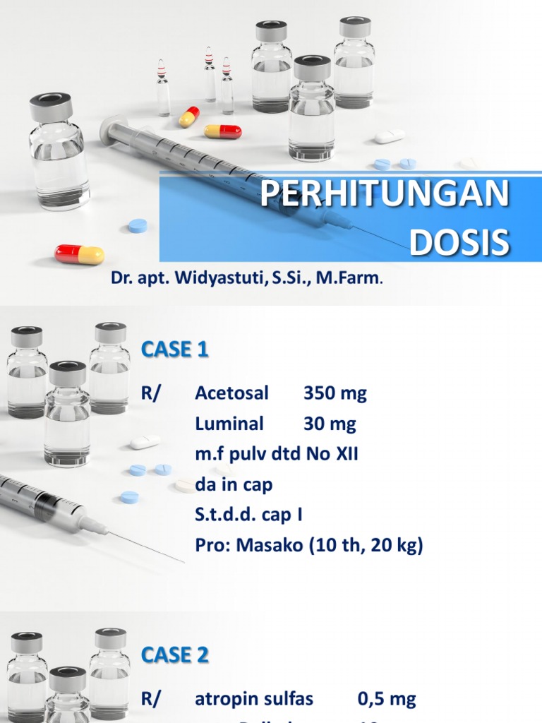 5. PERHITUNGAN DOSIS.pdf | PDF