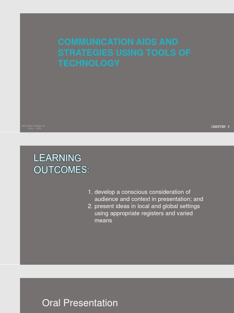 Chapter 5 - Communication Aids and Strategies Using Tools of Technology PDF | PDF | Computing ...