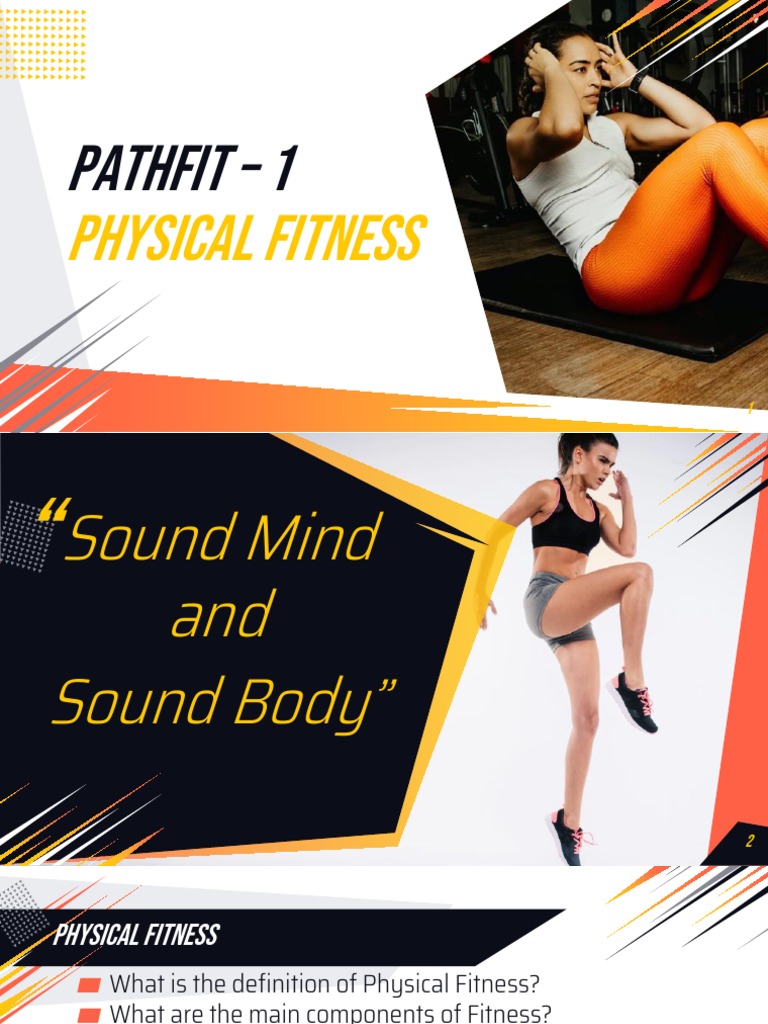 PATHFIT 1 Physical Fitness | PDF | Physical Fitness | Sedentary Lifestyle